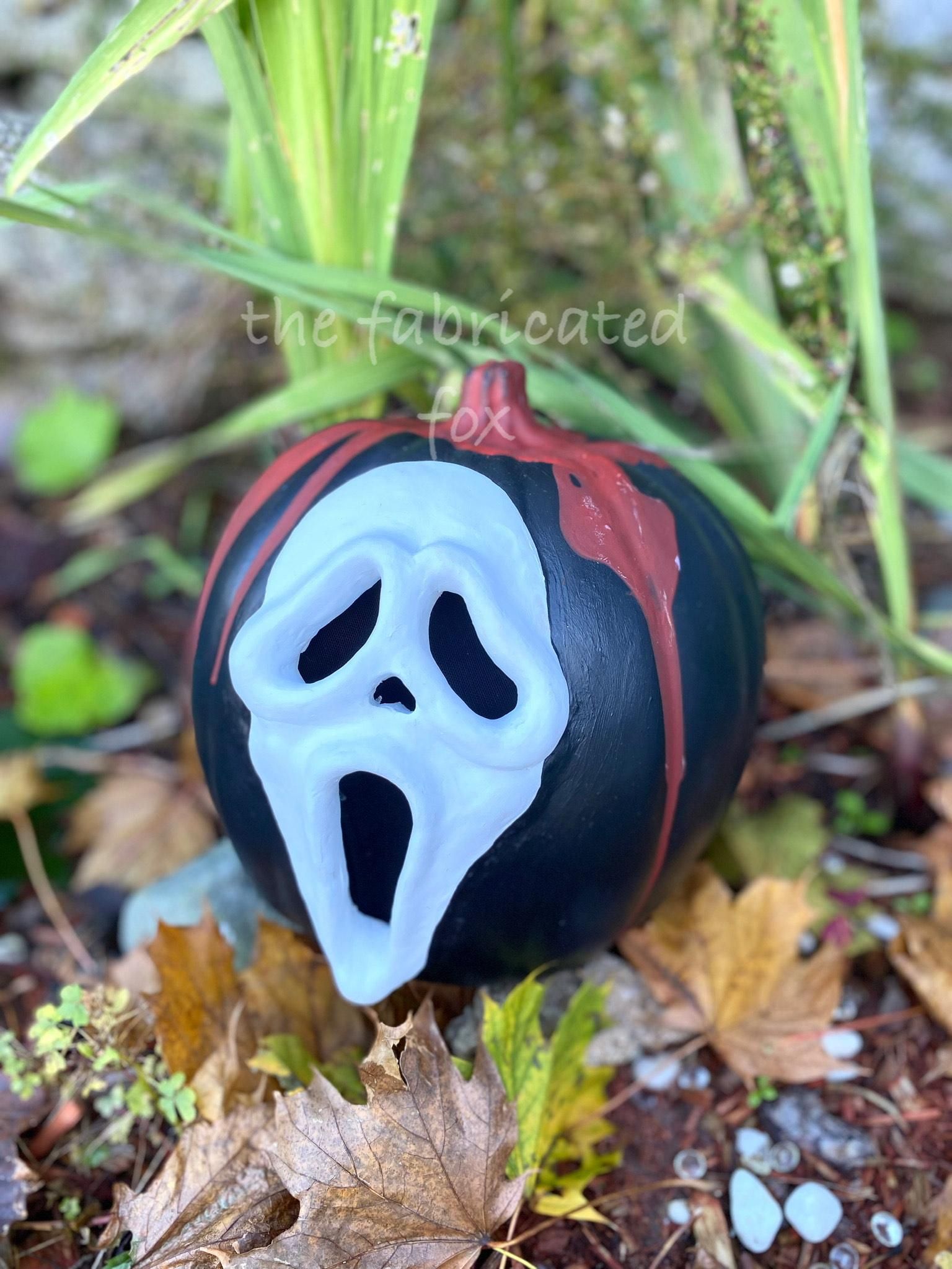 Ghostface Pumpkin : 4 Steps (with Pictures) - Instructables