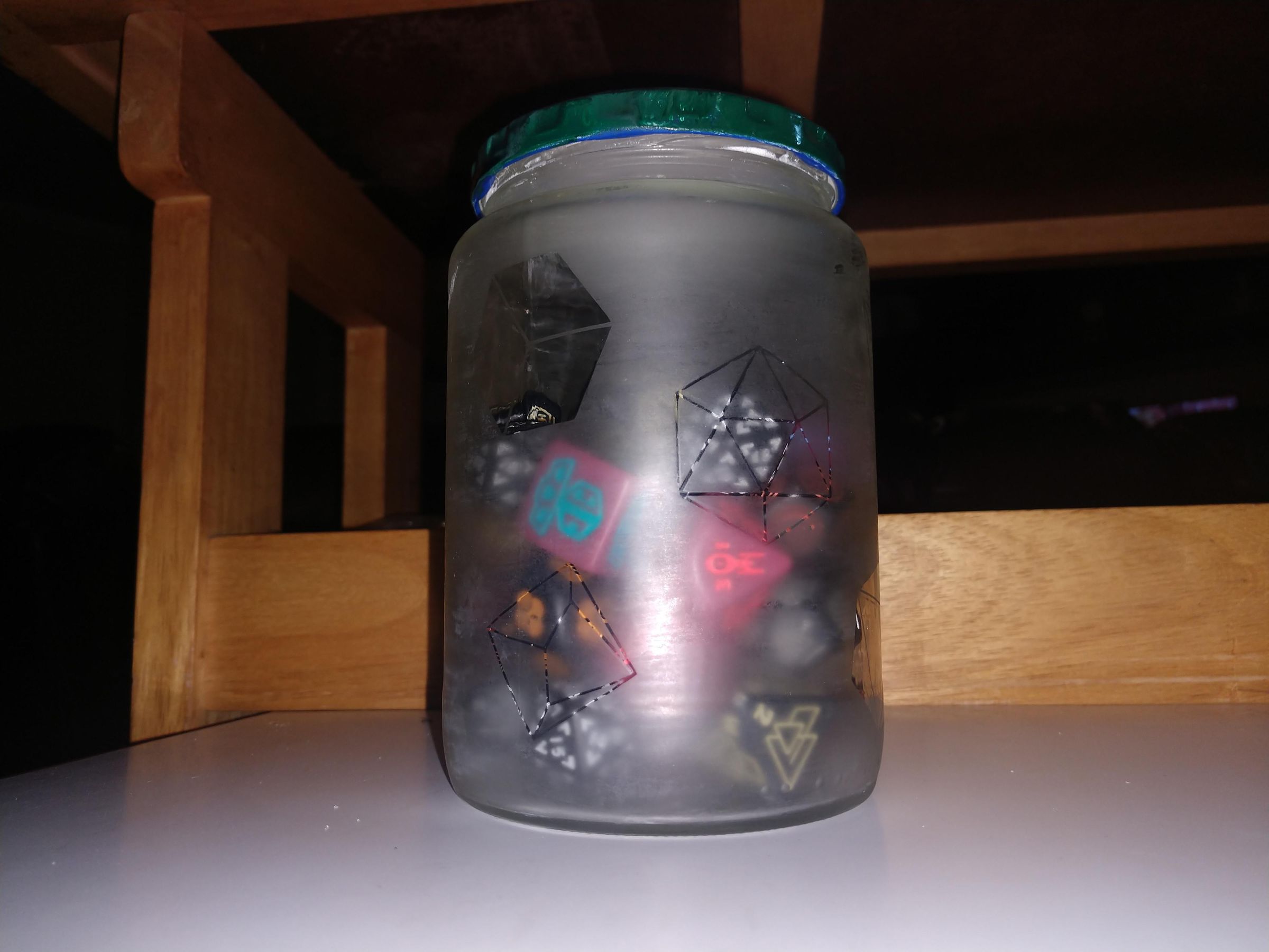 Acid-Etched RPG Gaming Dice Jar : 7 Steps - Instructables