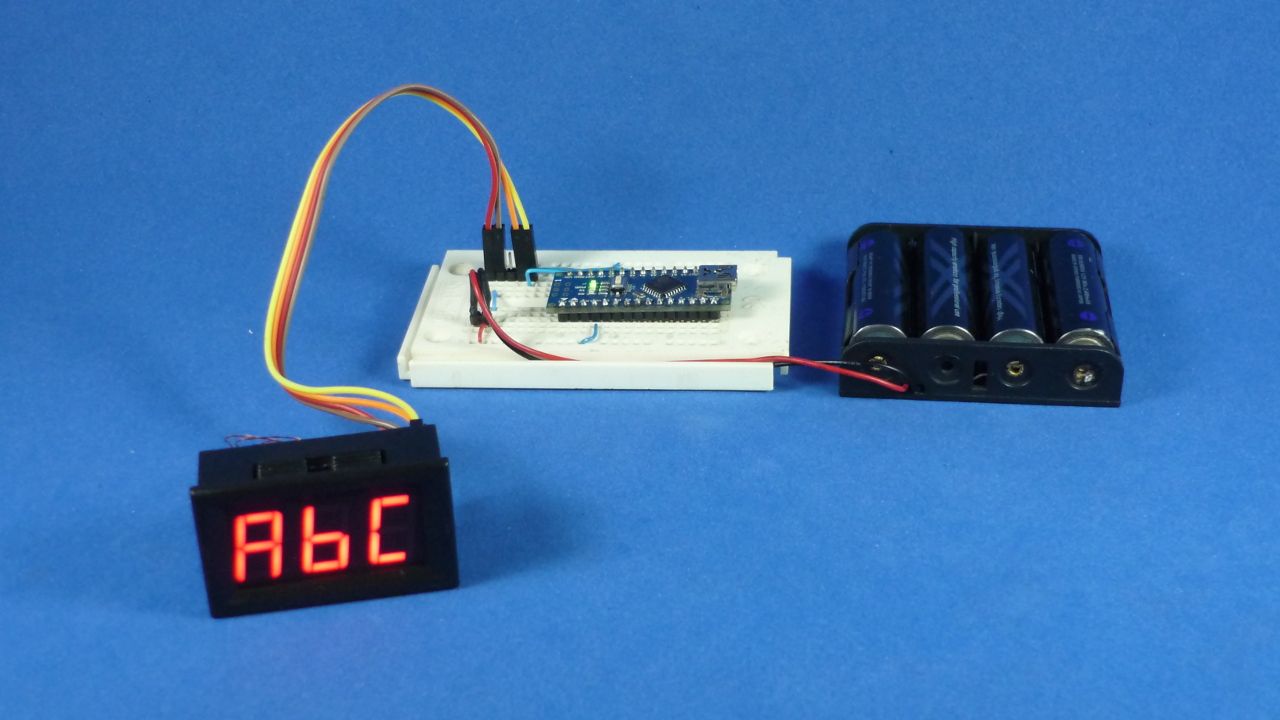 PANEL MOUNT 7 SEGMENT DISPLAY WITH EMBEDDED ARDUINO : 6 Steps (with ...