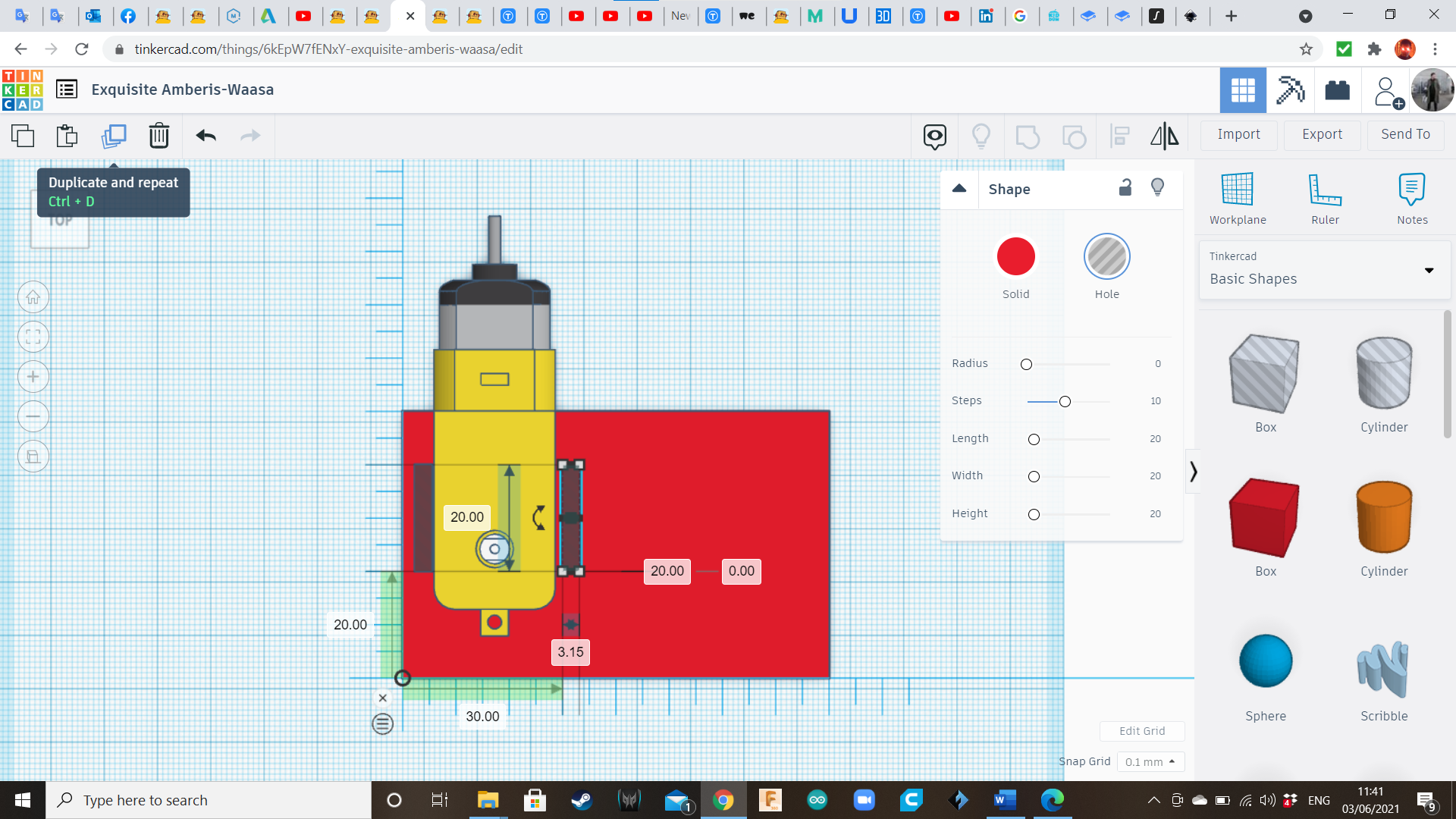 Tinkercad Robotics for School: Laser-cut Walking Machine! : 27 Steps ...