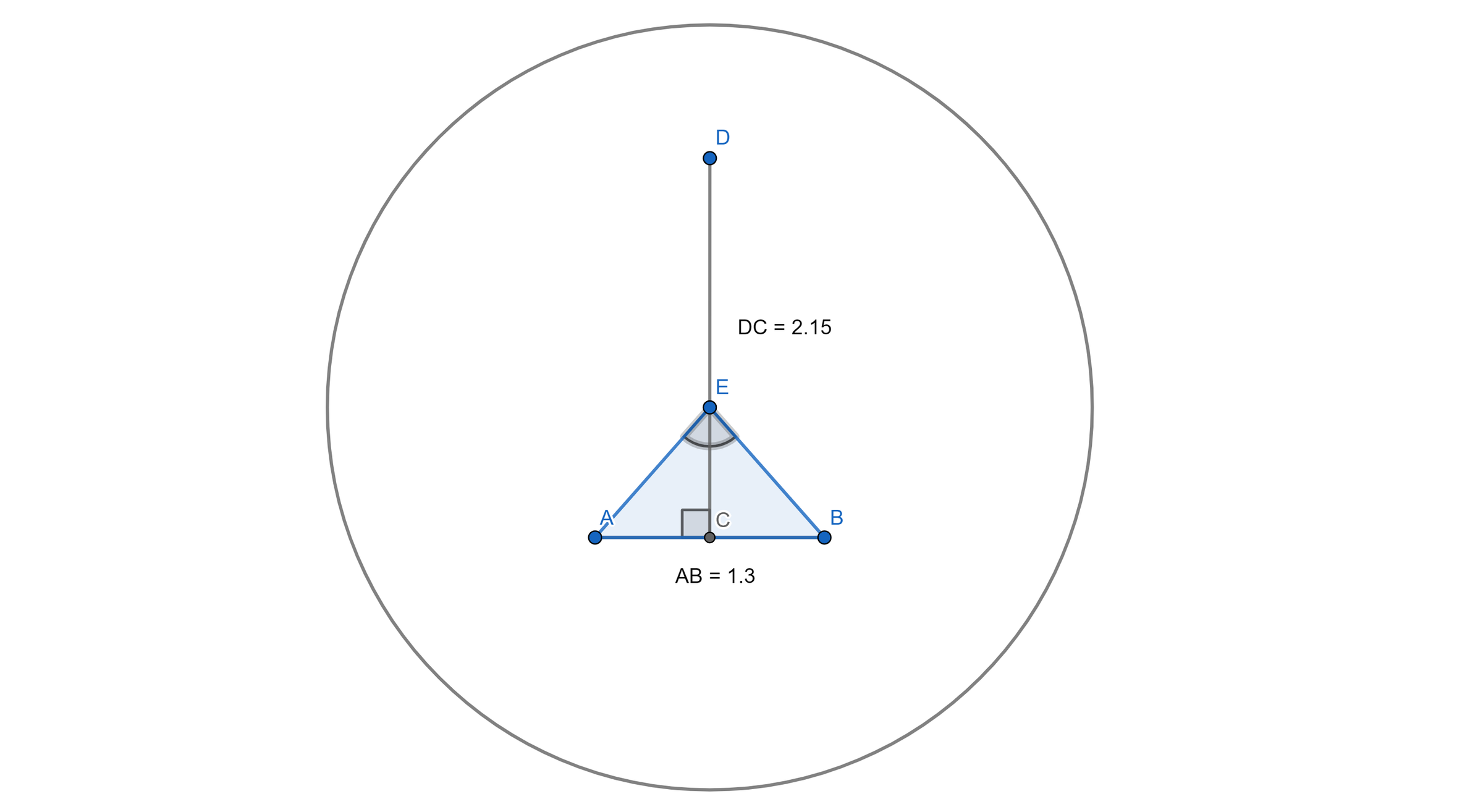How to Find the Radius for a Circle of Which the Length of a Chord and ...