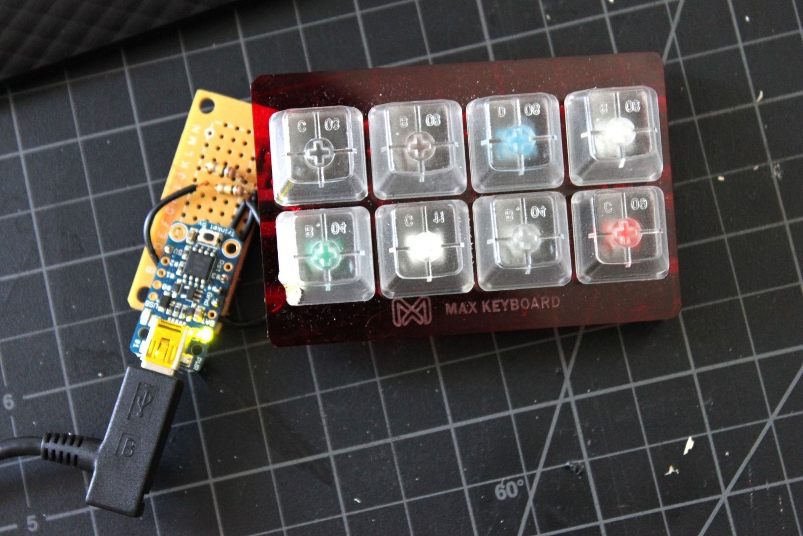 Mini USB Keyboard With a $7 Microcontroller : 6 Steps (with Pictures ...