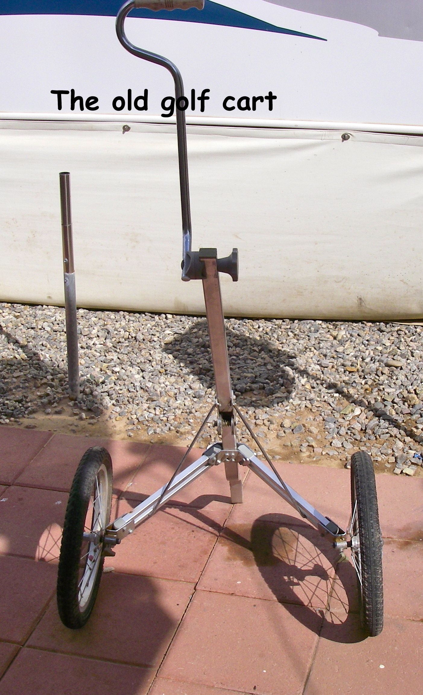 BICYCLE UTILITY CART FROM OLD GOLF PULL CART (with Pictures ...
