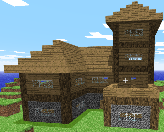 How to Build a Large Minecraft House : 12 Steps - Instructables