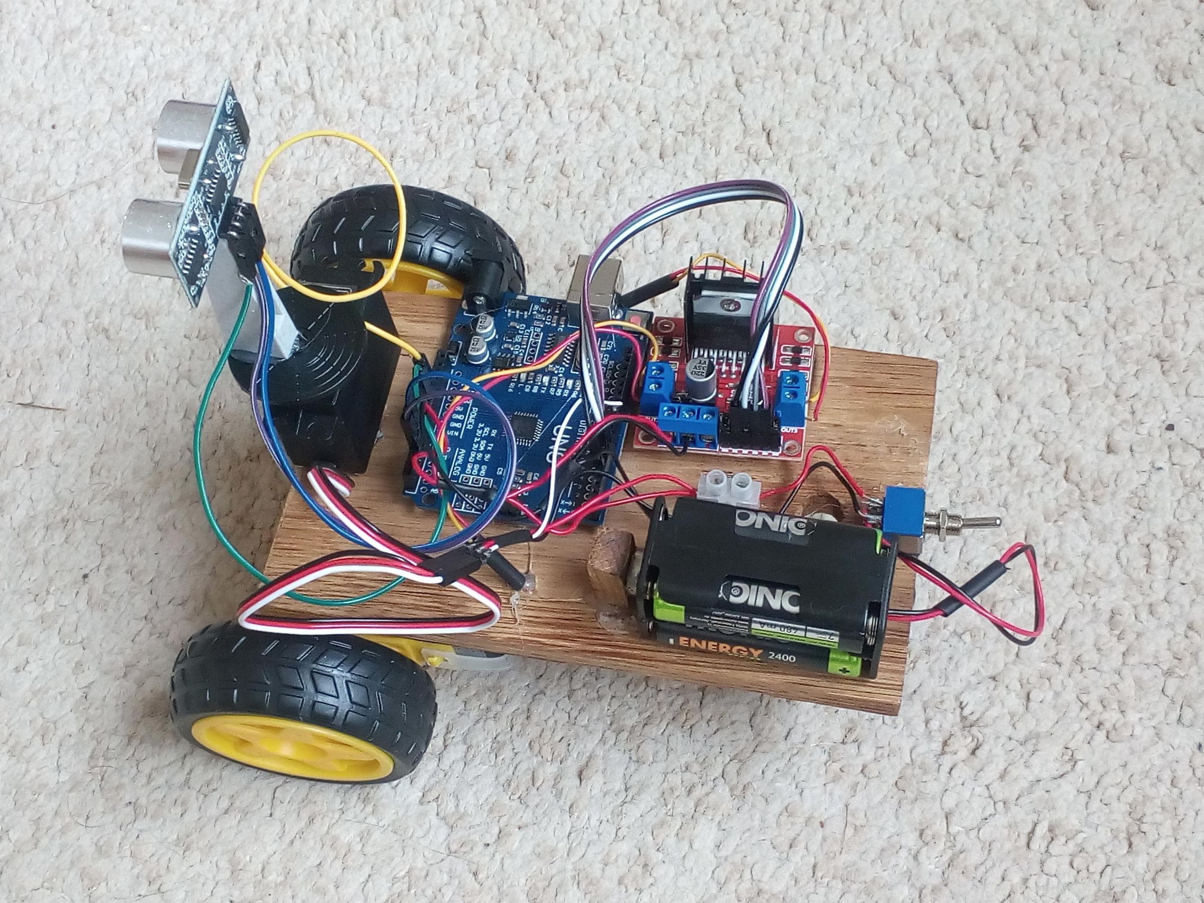 Obstacle Avoiding Robot (Arduino) : 8 Steps (with Pictures) - Instructables