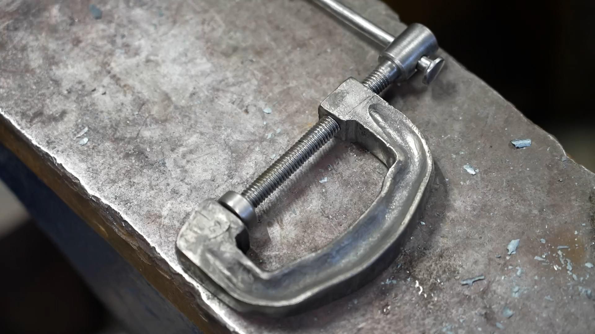 Making a C-Clamp From a Railroad Spike : 13 Steps (with Pictures ...