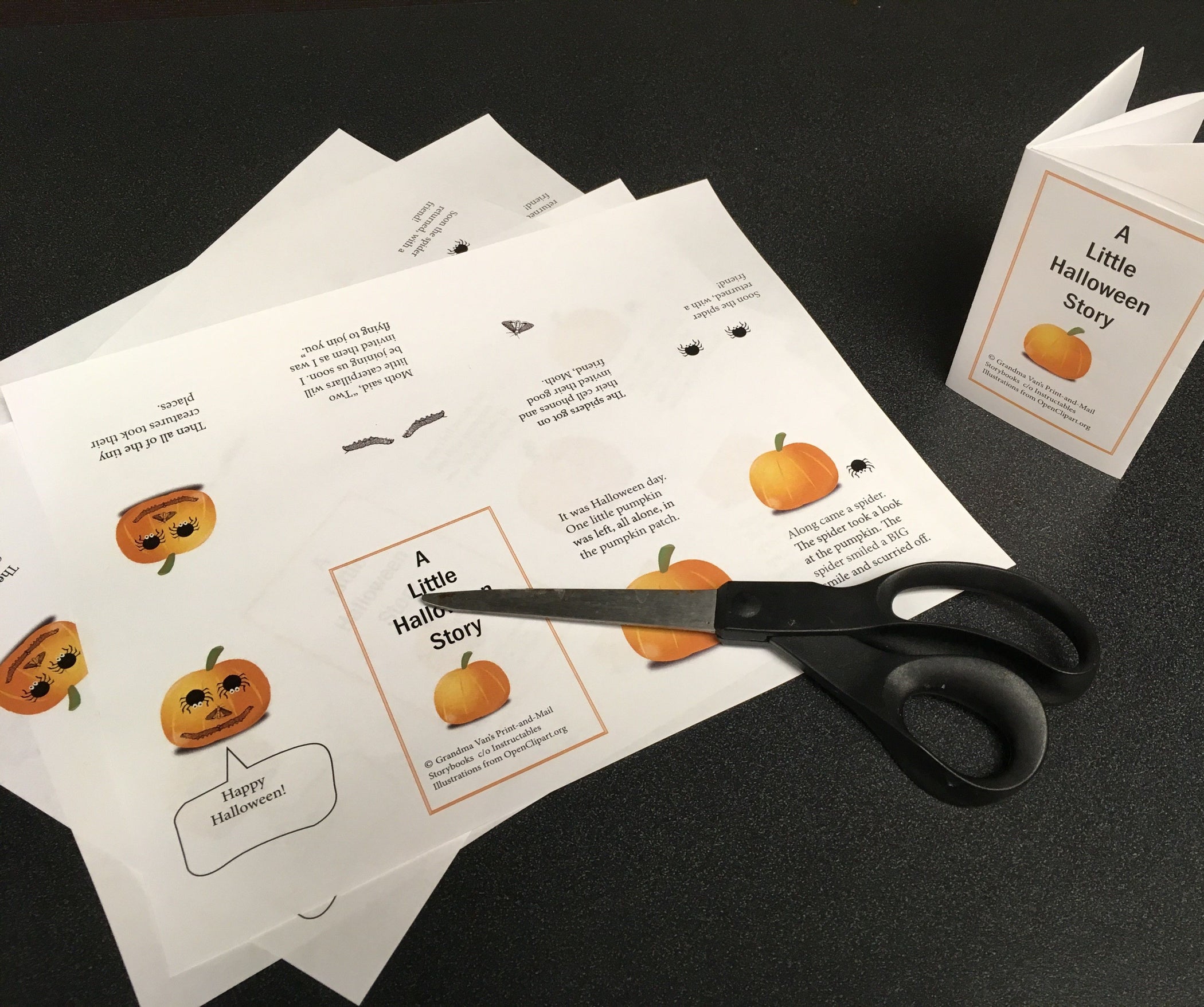 A Little Halloween Storybook : 12 Steps - Instructables