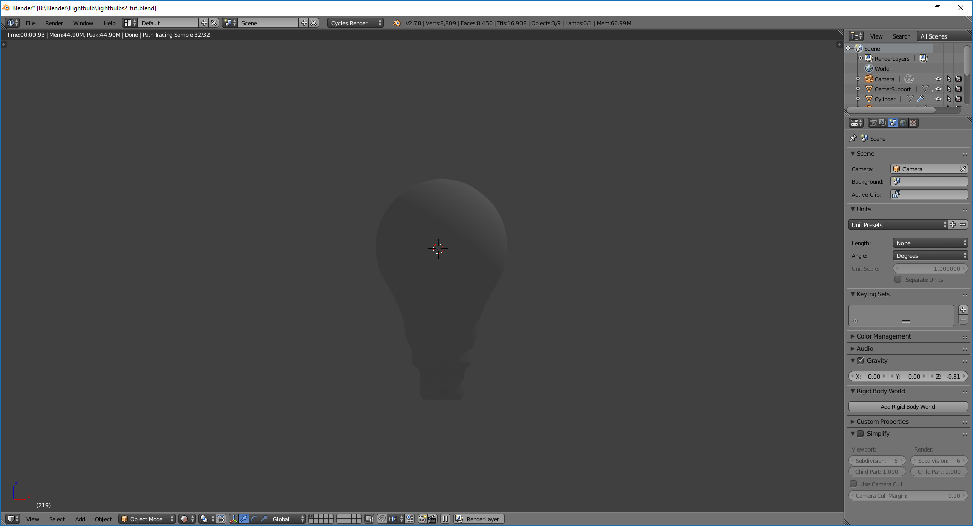 Modeling and Rendering a Light Bulb in Blender : 7 Steps (with Pictures) - Instructables
