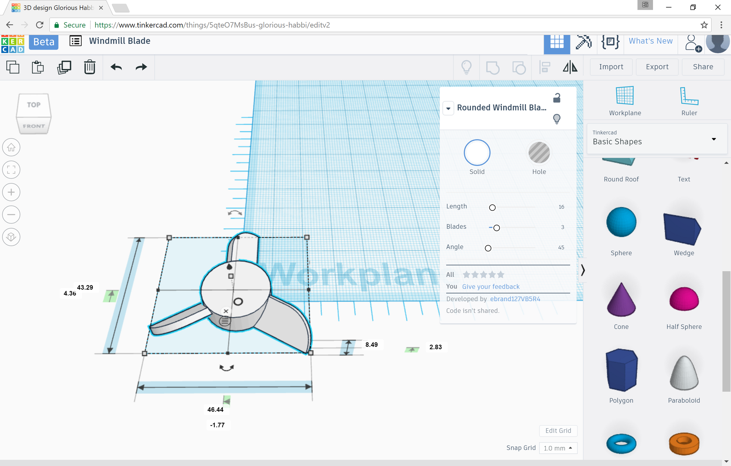 How to Design the Best Wind Farm Blade in Tinkercad - a STEM Challenge ...