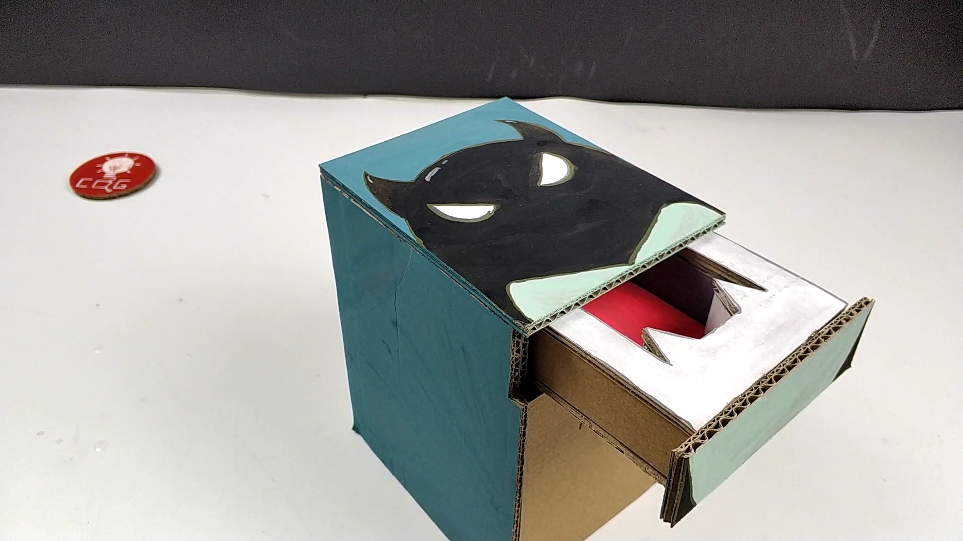 How to Make a Small Demon Magic Piggy Bank With Cardboard : 7 Steps ...