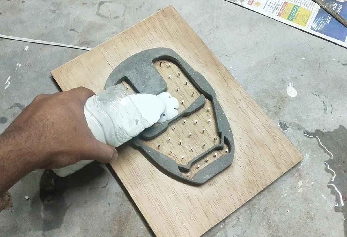 Iron Man - Helmet | Cement Wall Art : 16 Steps (with Pictures ...