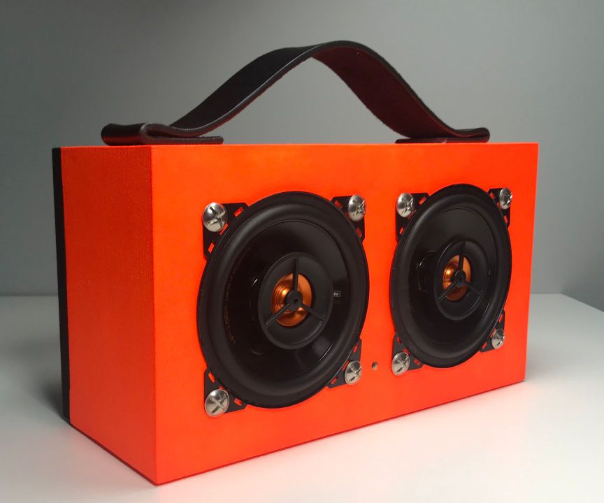 Orange Bluetooth Speaker : 4 Steps (with Pictures) - Instructables