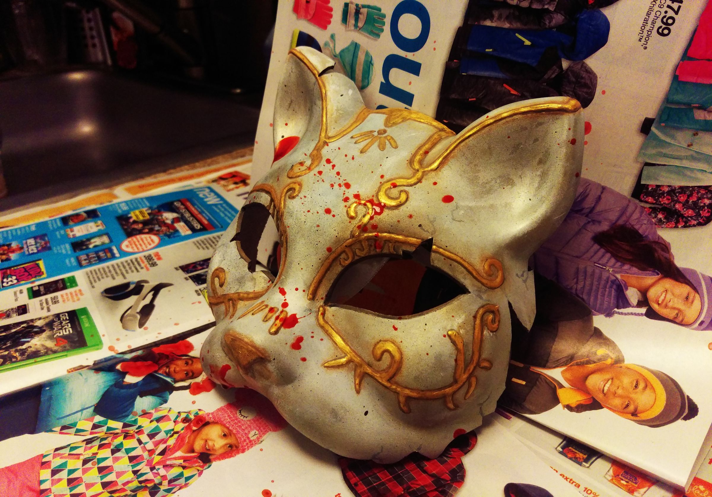 Bioshock Spider Splicer Kitty Mask : 9 Steps (with Pictures ...