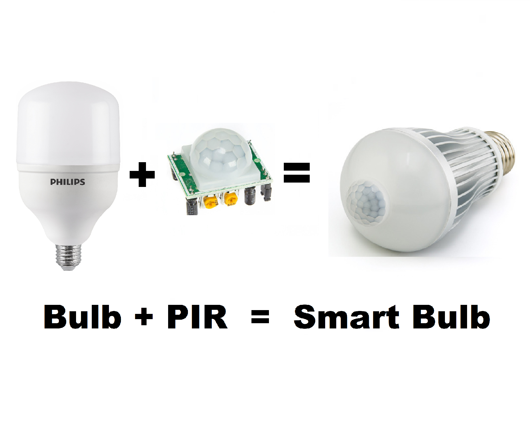 Turning a Bulb Into Smart Light - PIR : 8 Steps - Instructables