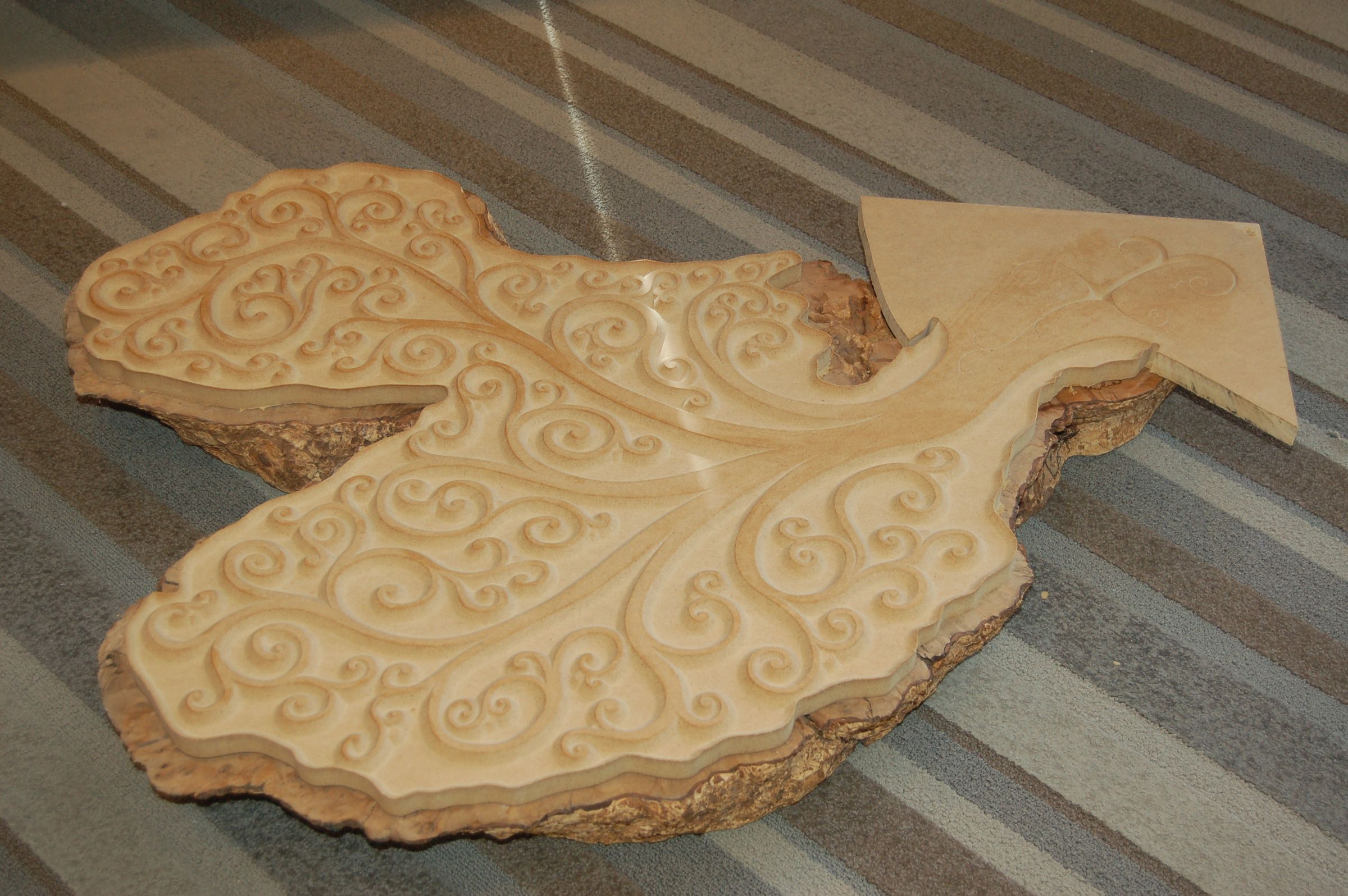 Carving Custom Designs Into Irregular Shaped Wood : 7 Steps (with ...