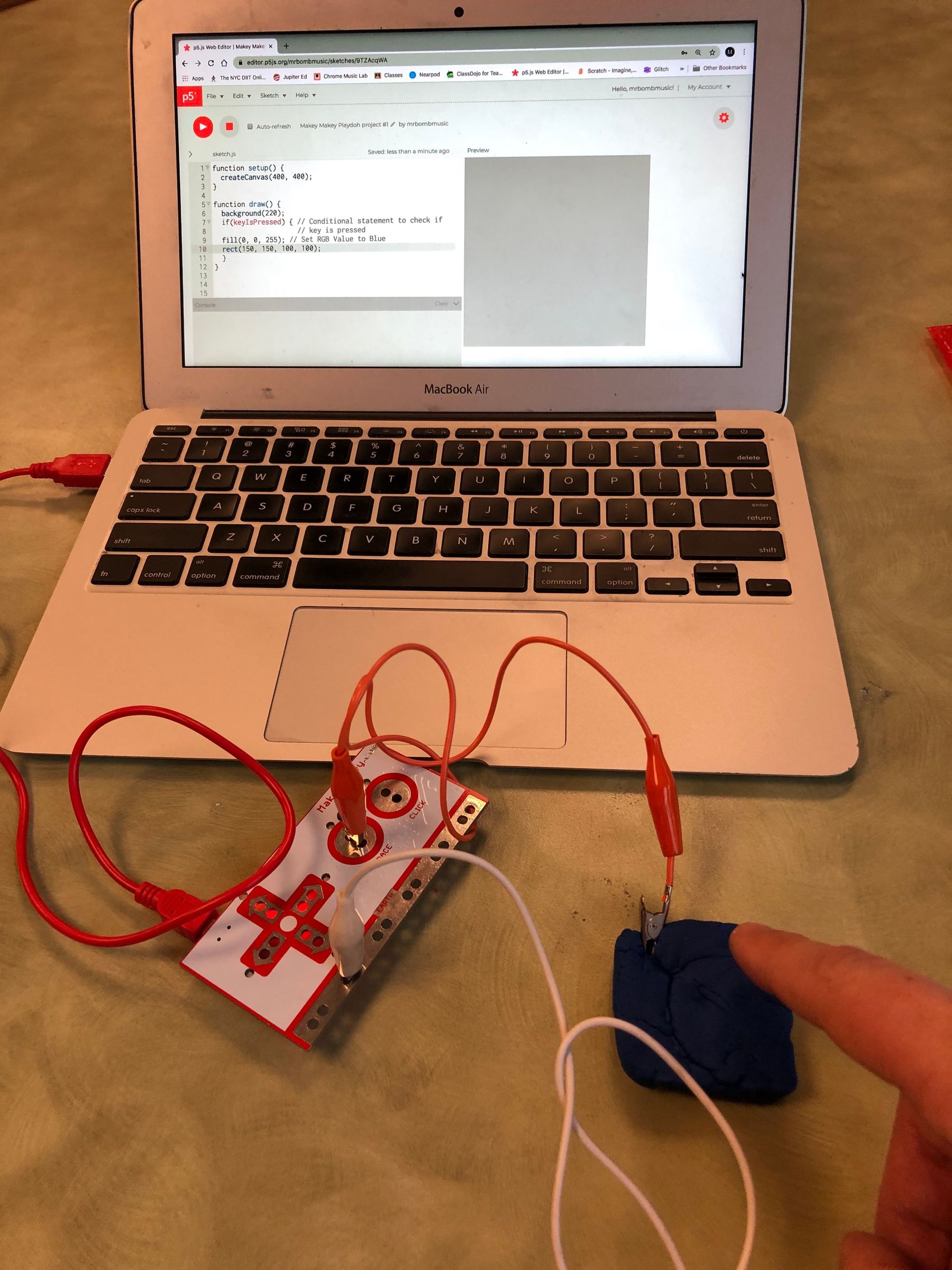 Coding Simple Playdoh Shapes W/ P5.js & Makey Makey : 7 Steps ...