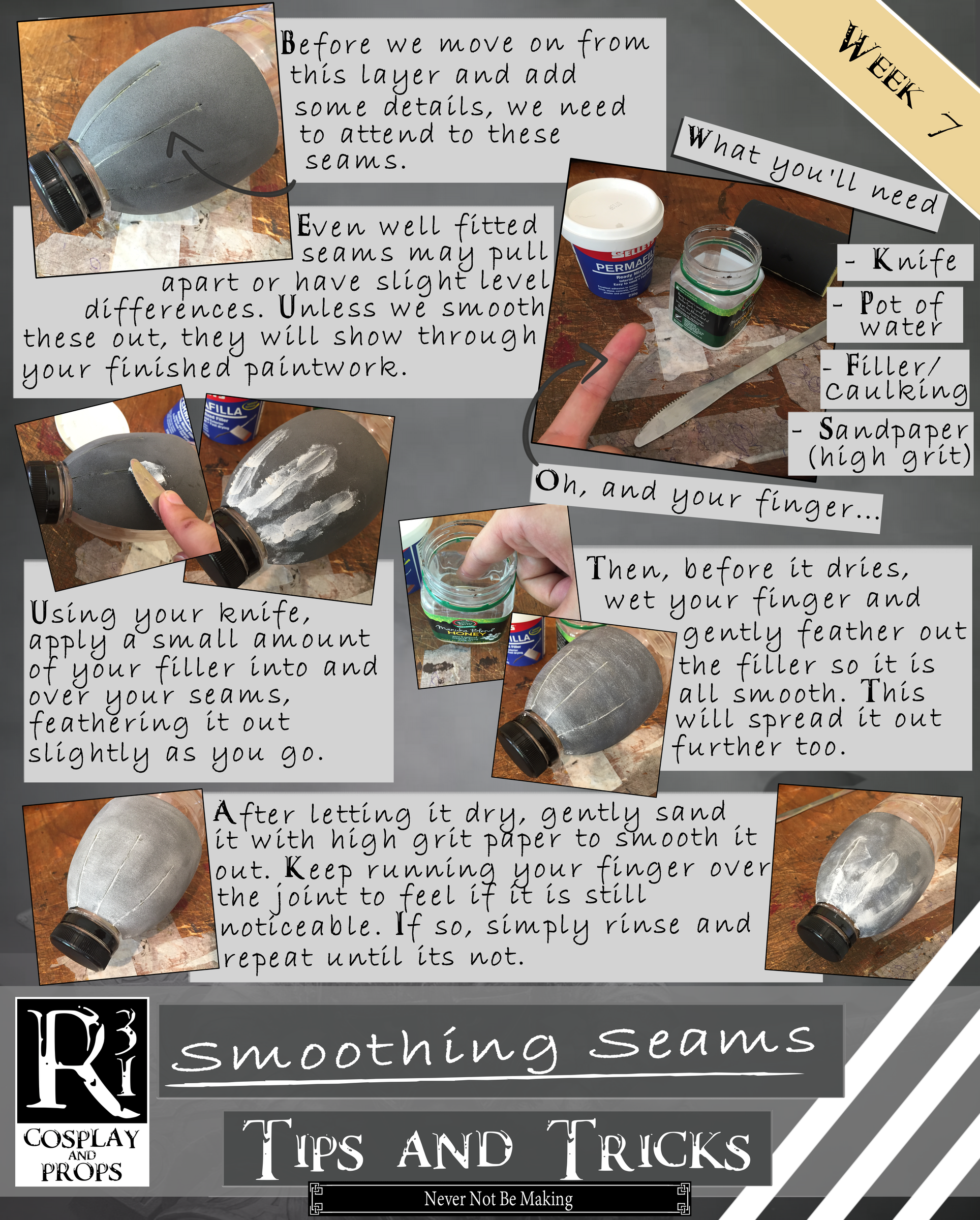 Working With Foam: Tips and Tricks - Smoothing Seams : 4 Steps ...