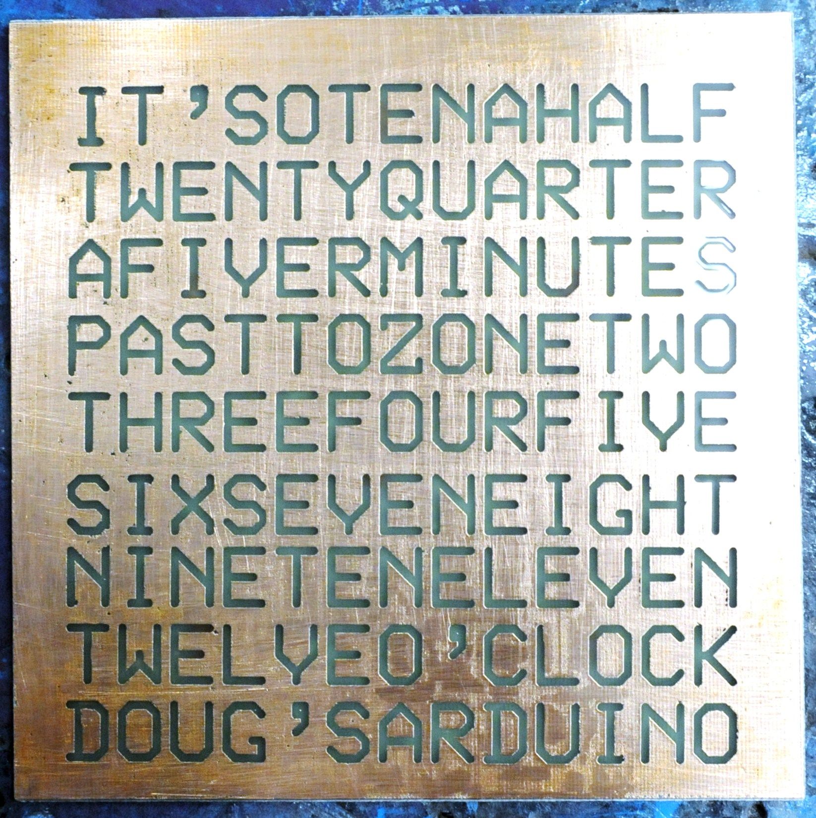 The Word Clock - Arduino Version : 11 Steps (with Pictures) - Instructables