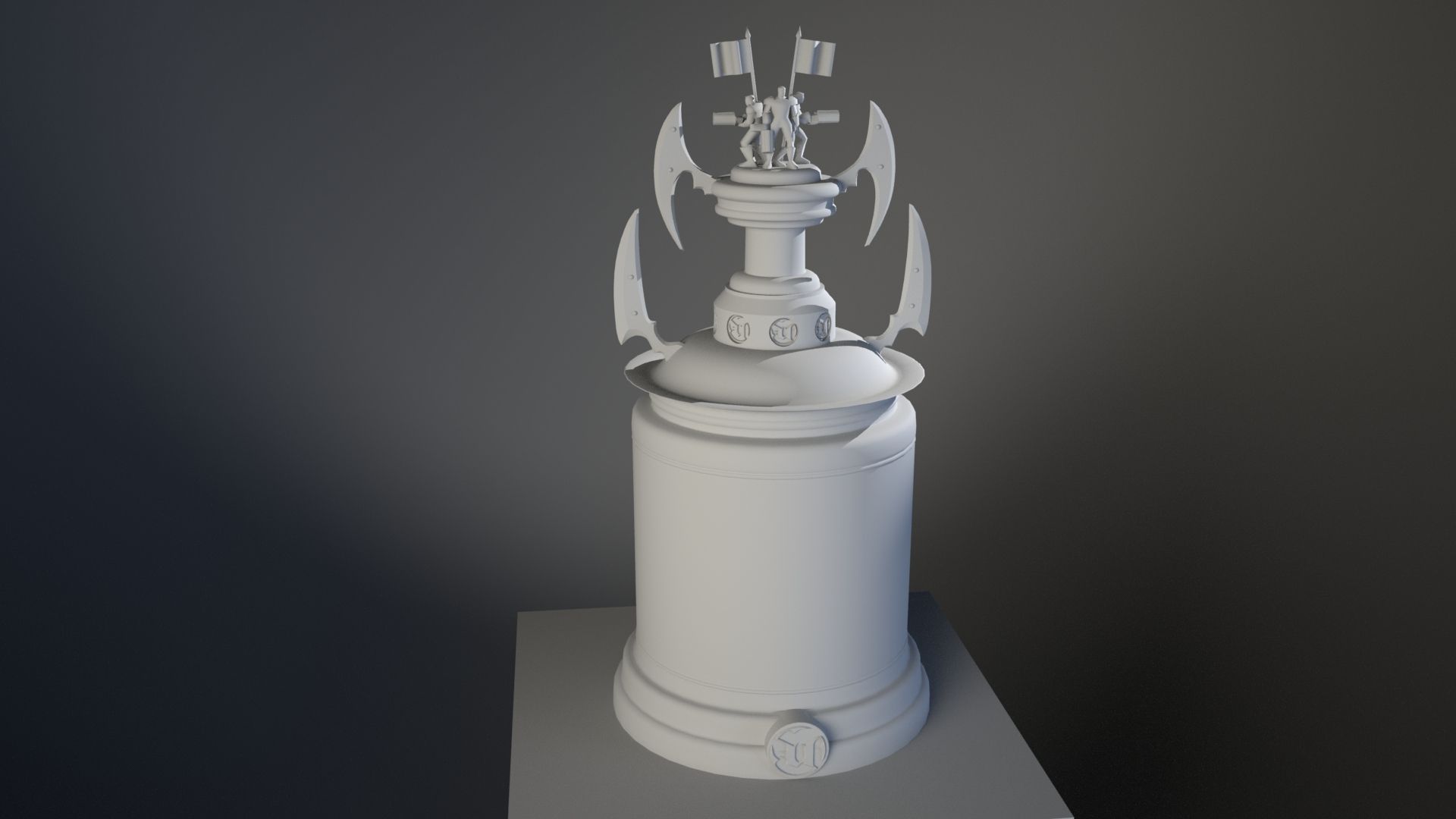 Unreal Tournament Trophy Papercraft + 3d Print : 5 Steps - Instructables