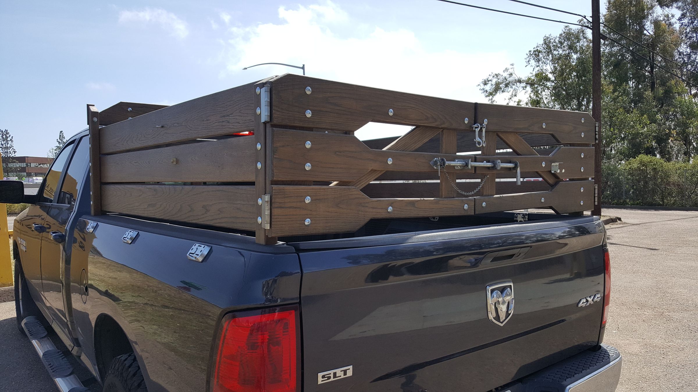 Stake Sides/Fence Sides With Added Gates for 2014 Dodge 1500 4x4 Pickup ...