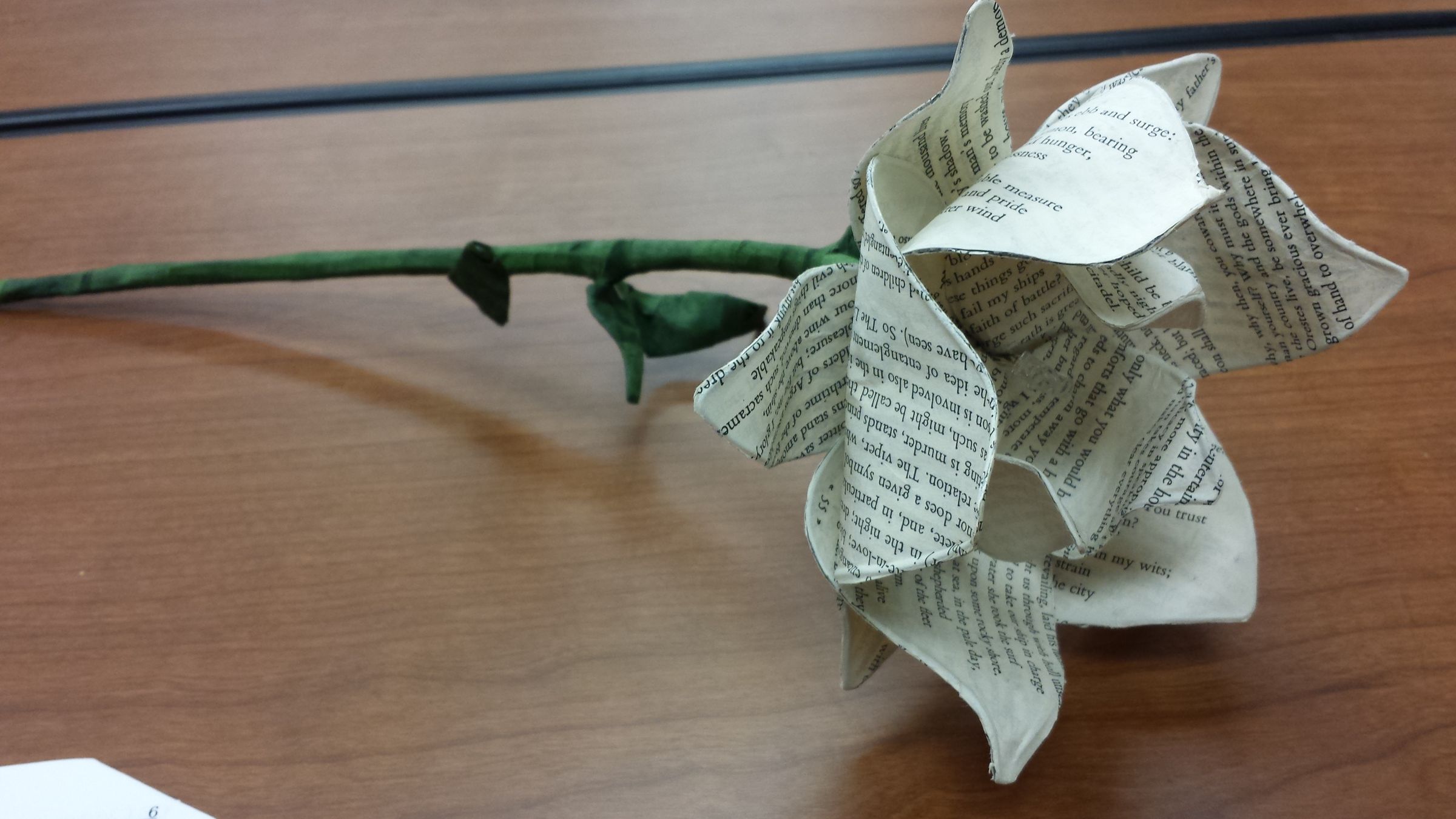 Light-up Literary Flower : 7 Steps - Instructables