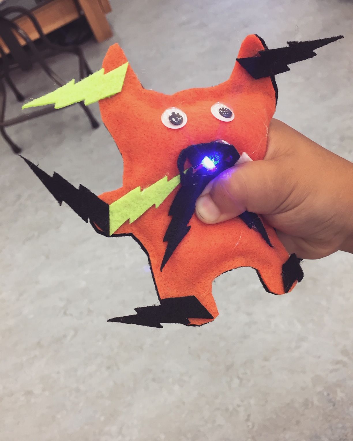 LED Felt Creature Plushie : 6 Steps (with Pictures) - Instructables