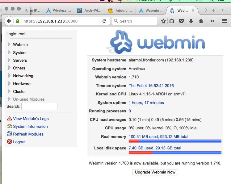 Adding Webmin to Manage a Raspberry Pi : 14 Steps (with Pictures) - Instructables