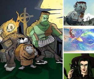 Halloween Draw and Paint It Contest Winners - Instructables