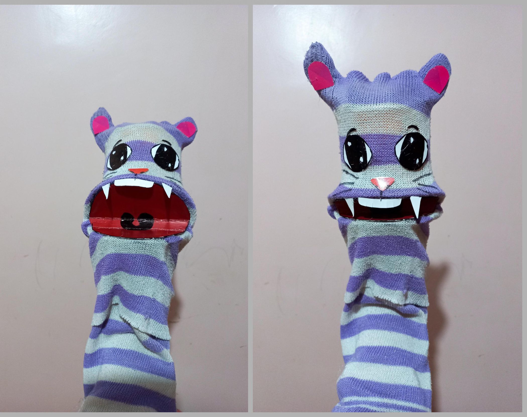No-sew Sock Puppet With Recycled Martials : 12 Steps (with Pictures ...