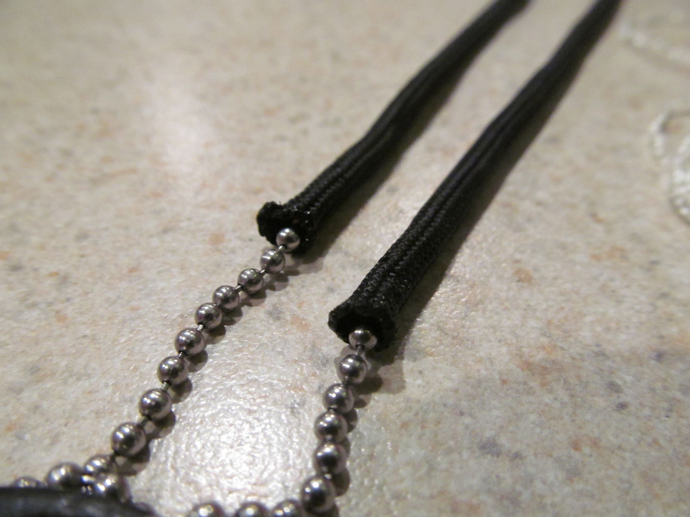 How to Sheath Dog Tags With Paracord. - Instructables