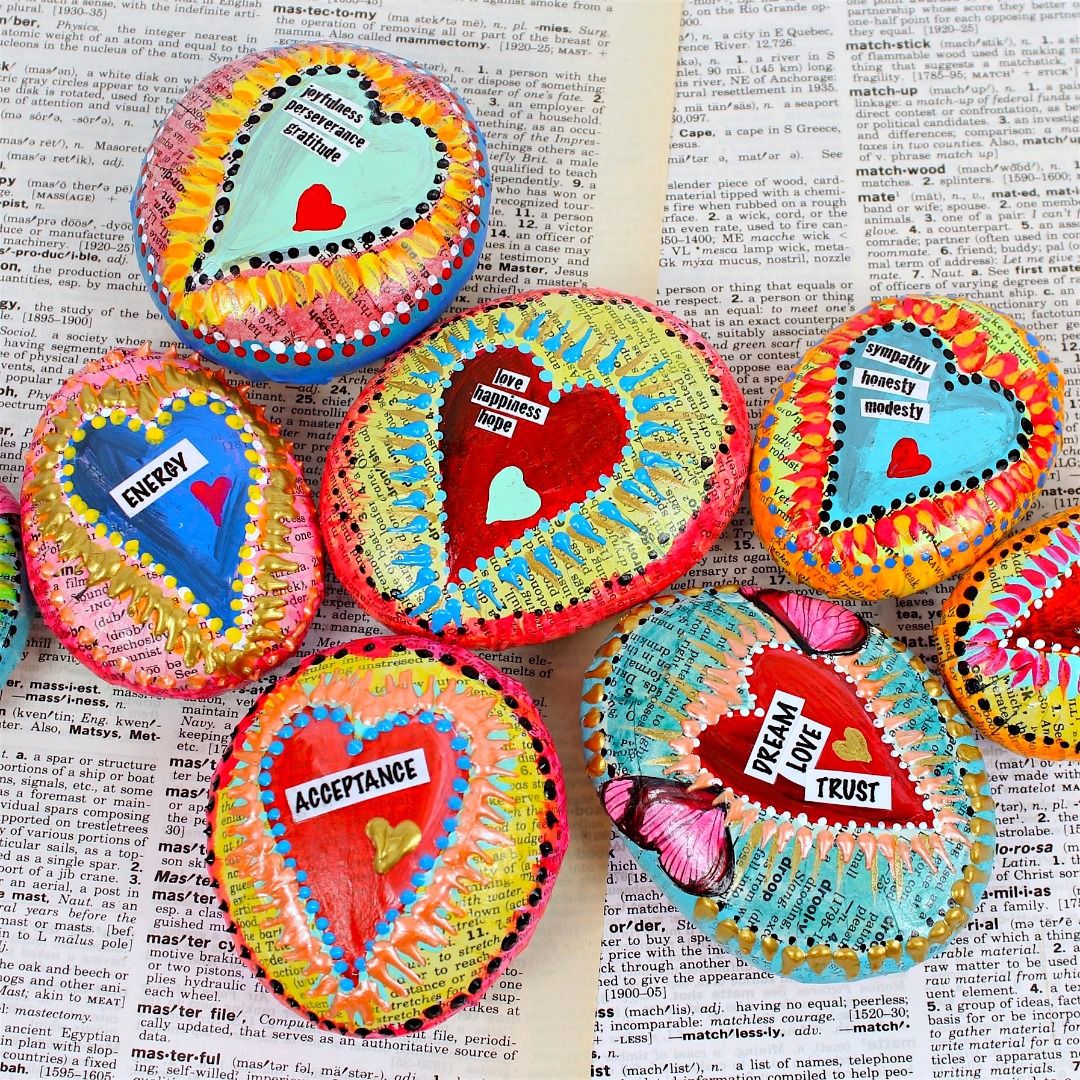 Mixed Media Affirmation Stones : 3 Steps (with Pictures) - Instructables