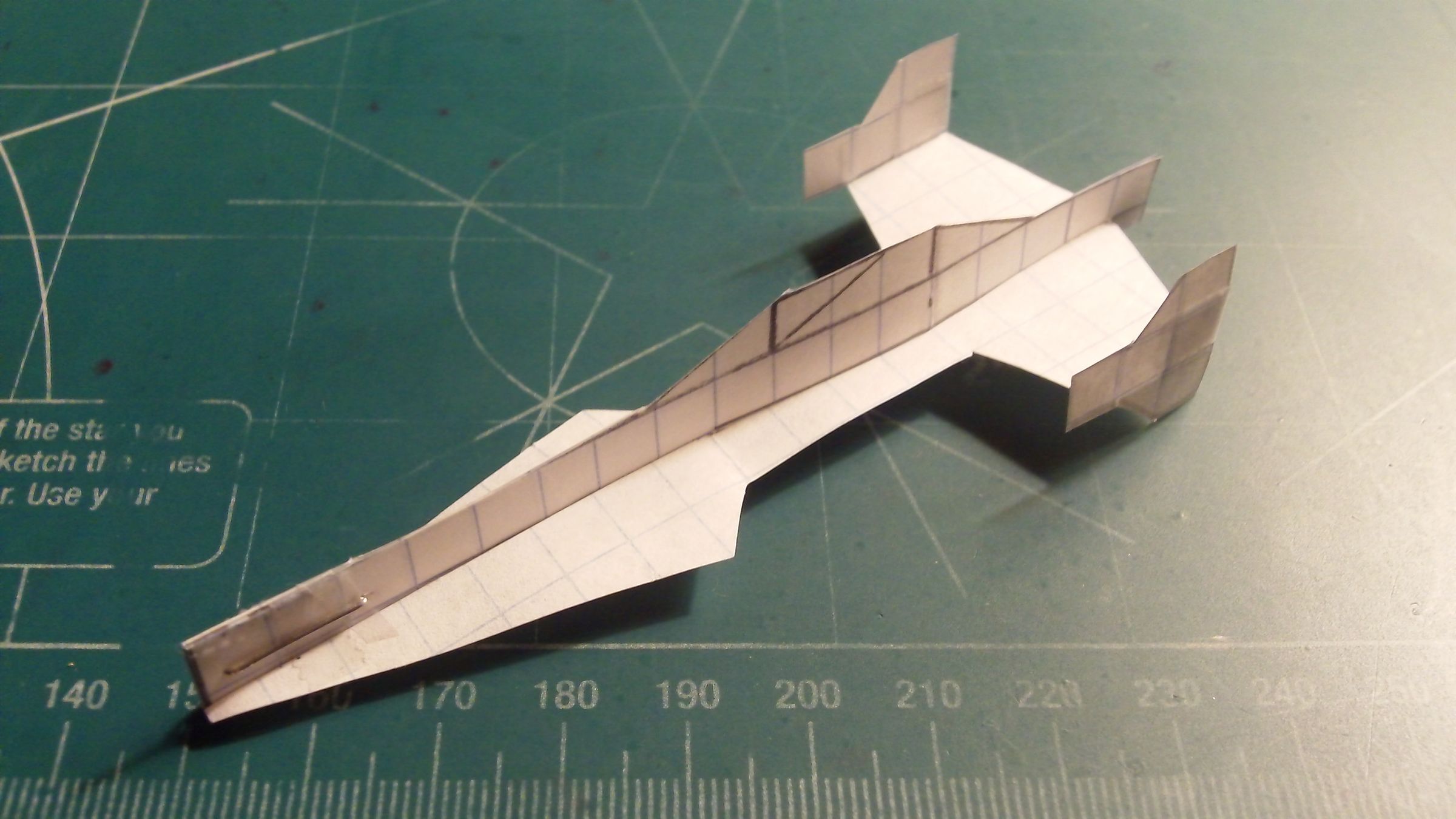 How to Make the Justice League Javelin-7 Paper Airplane : 6 Steps ...