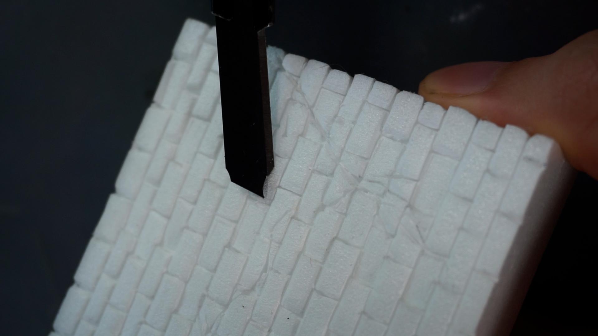 Turn Foam Into a Hyper-Realistic Brick Wall Model : 16 Steps (with ...