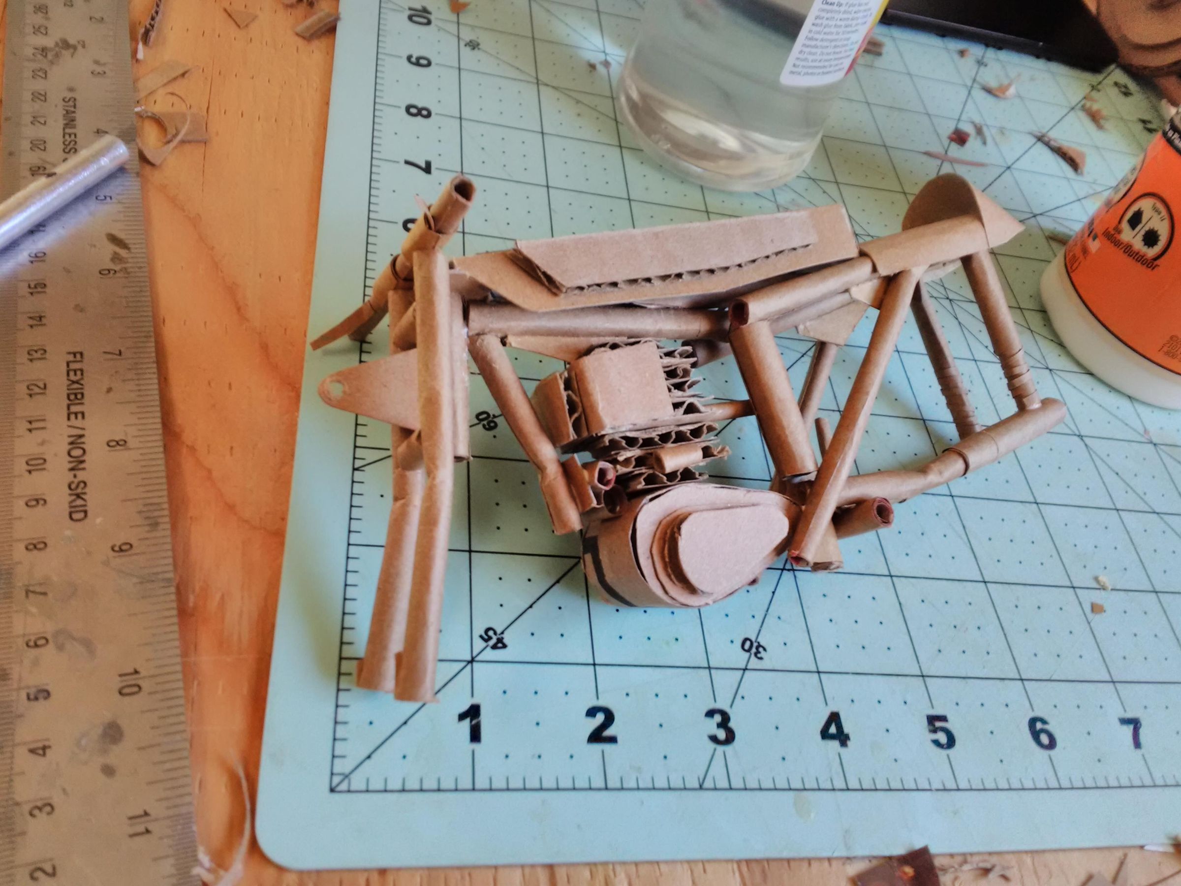 Cardboard Motercycle Replica : 11 Steps (with Pictures) - Instructables
