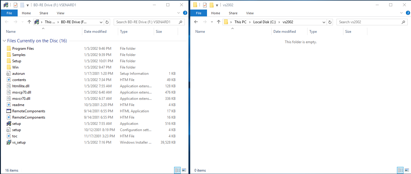 Install Visual Studio .NET 2002 in 64-bit Windows : 12 Steps ...