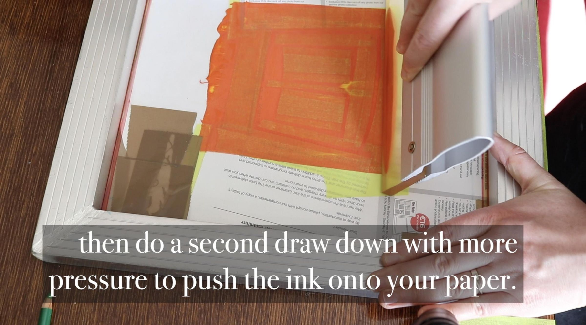 Easy Stencil Screen Printing : 8 Steps - Instructables