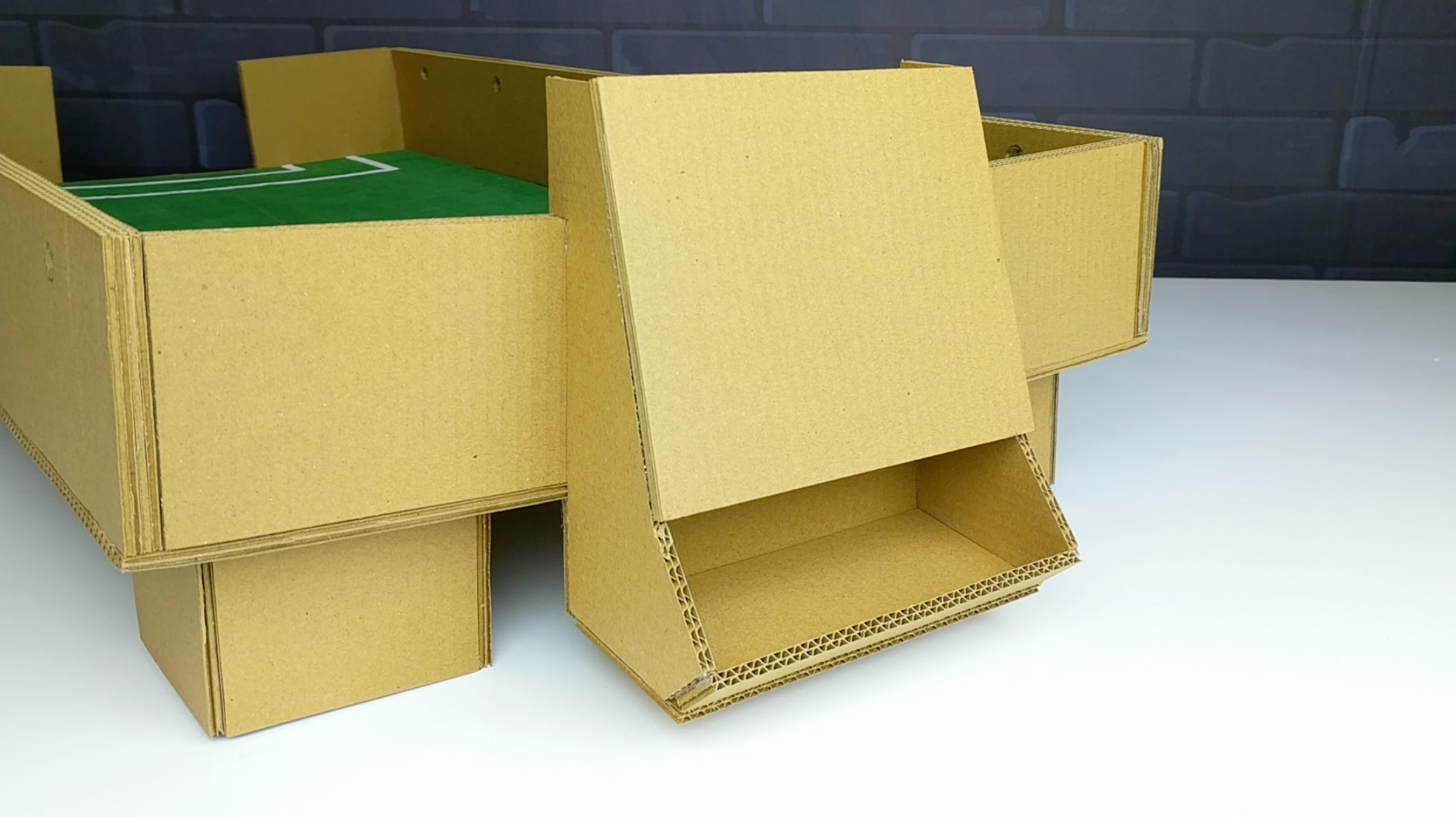How to Make FOOSBALL Table Board Game From Cardboard DIY at HOME : 16 ...