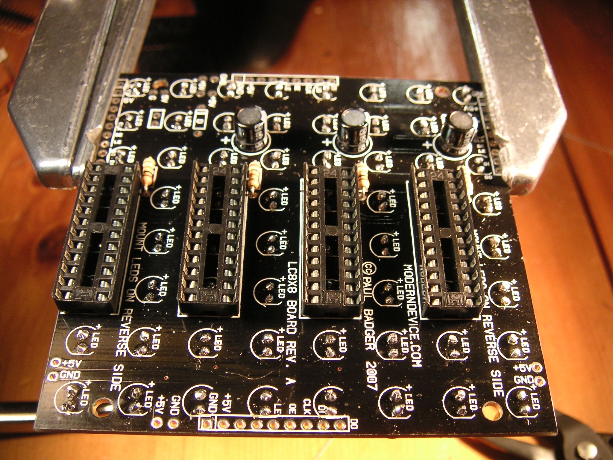 Assembling the 8x8 LED Board Kit : 10 Steps - Instructables