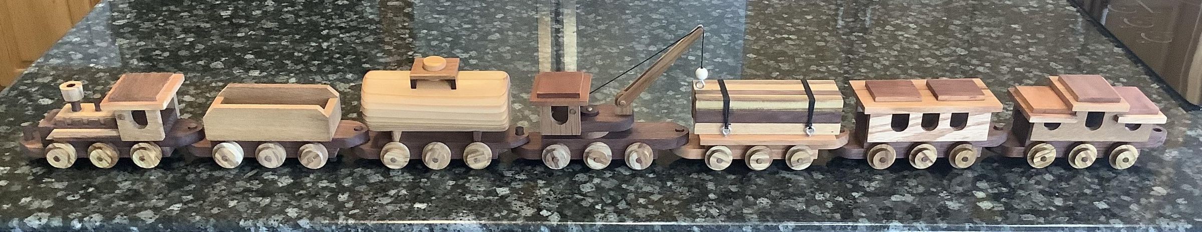 Miniature Wooden Train - 7 Car Set : 10 Steps (with Pictures ...