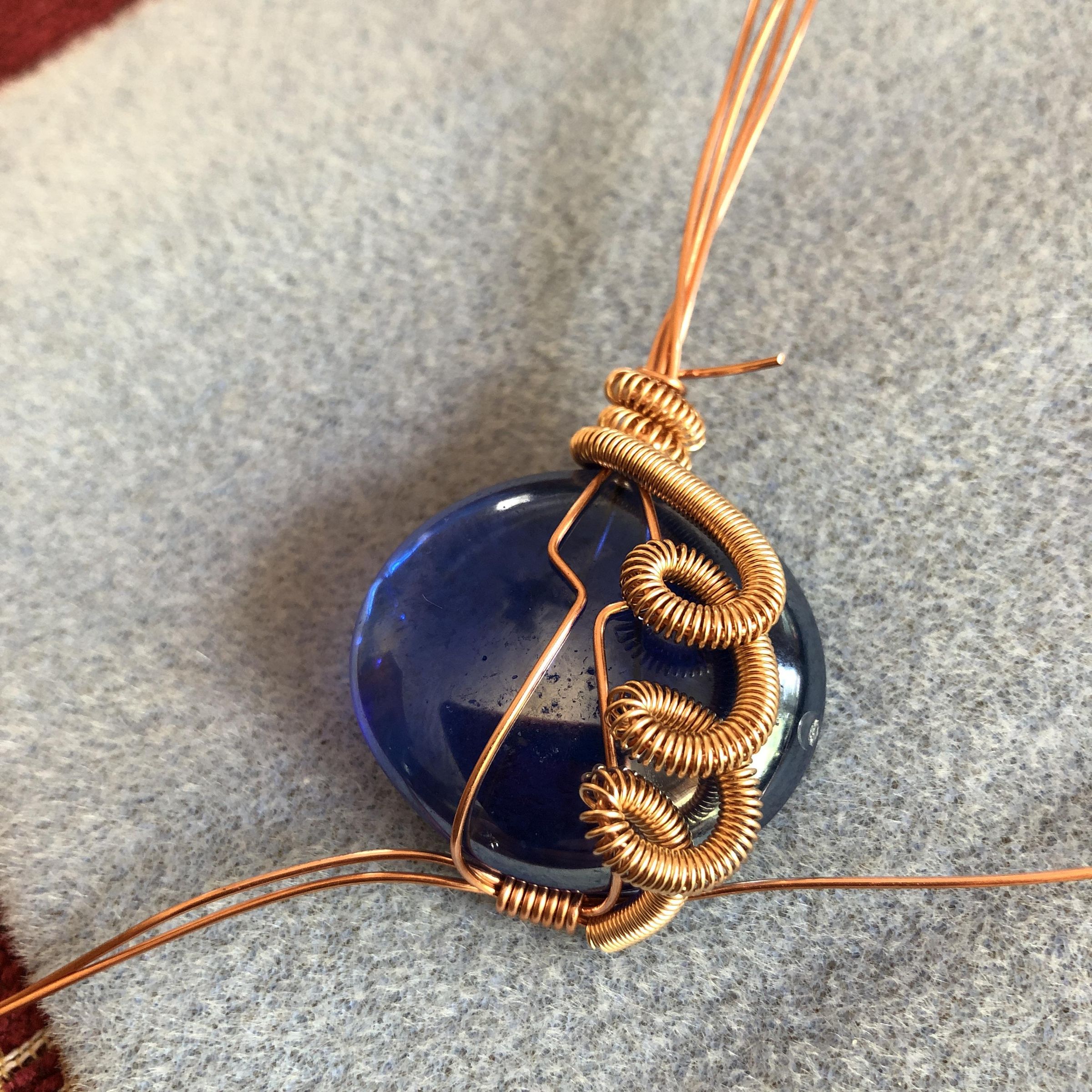 Amazing Wire Wrapped Glass Pendant...for Pennies! : 20 Steps (with ...