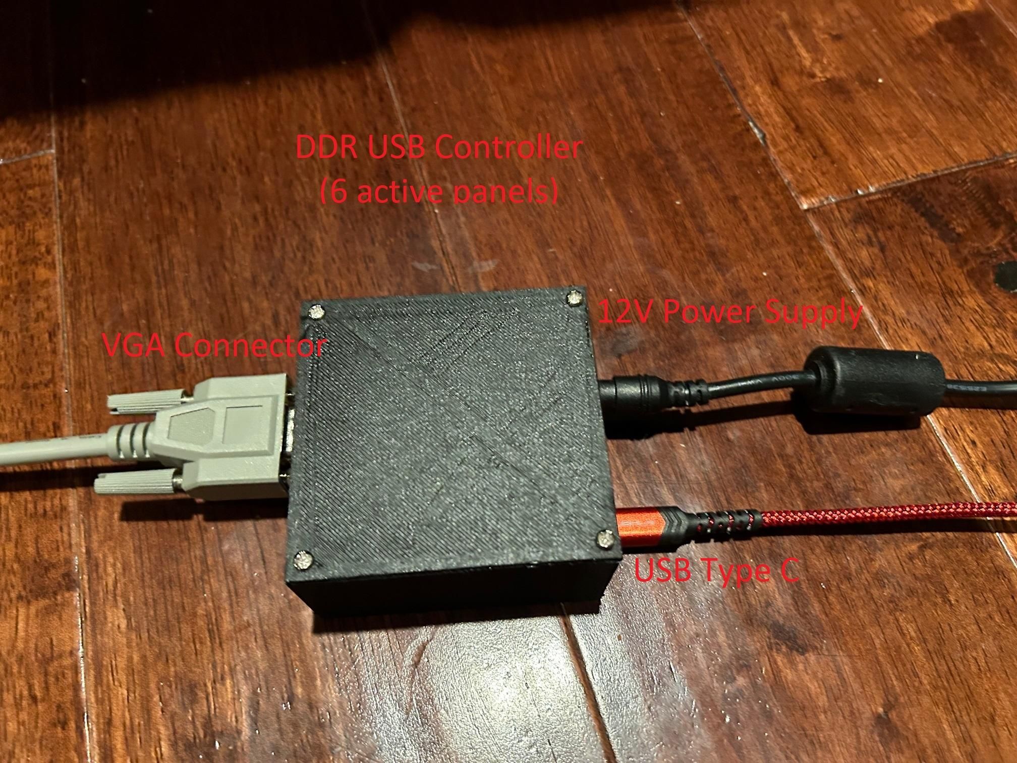 6 Panel DDR USB Controller With LED : 4 Steps (with Pictures) - Instructables
