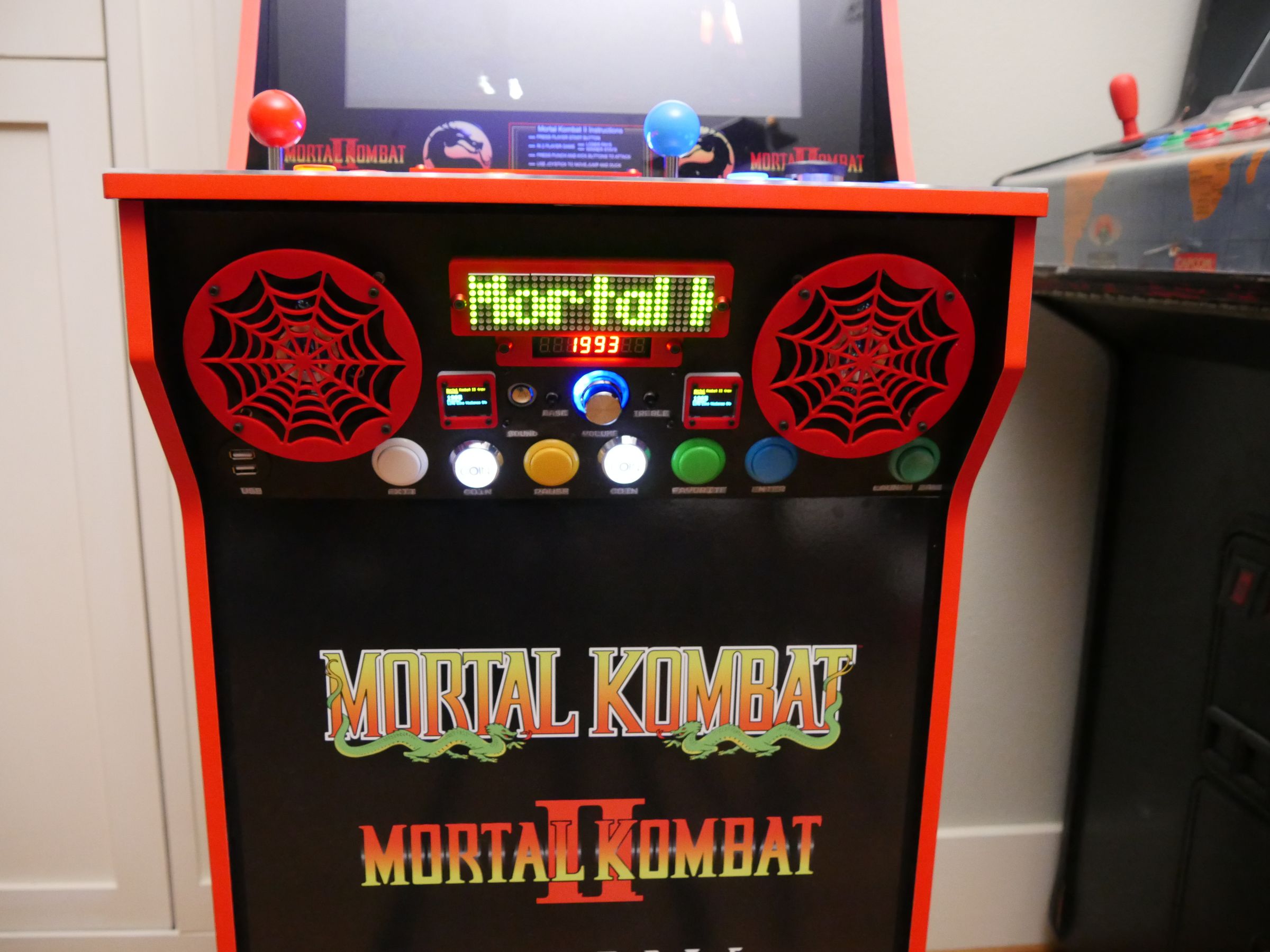 Arcade1Up Mod With LED Marquee and Sub-Displays : 9 Steps (with ...