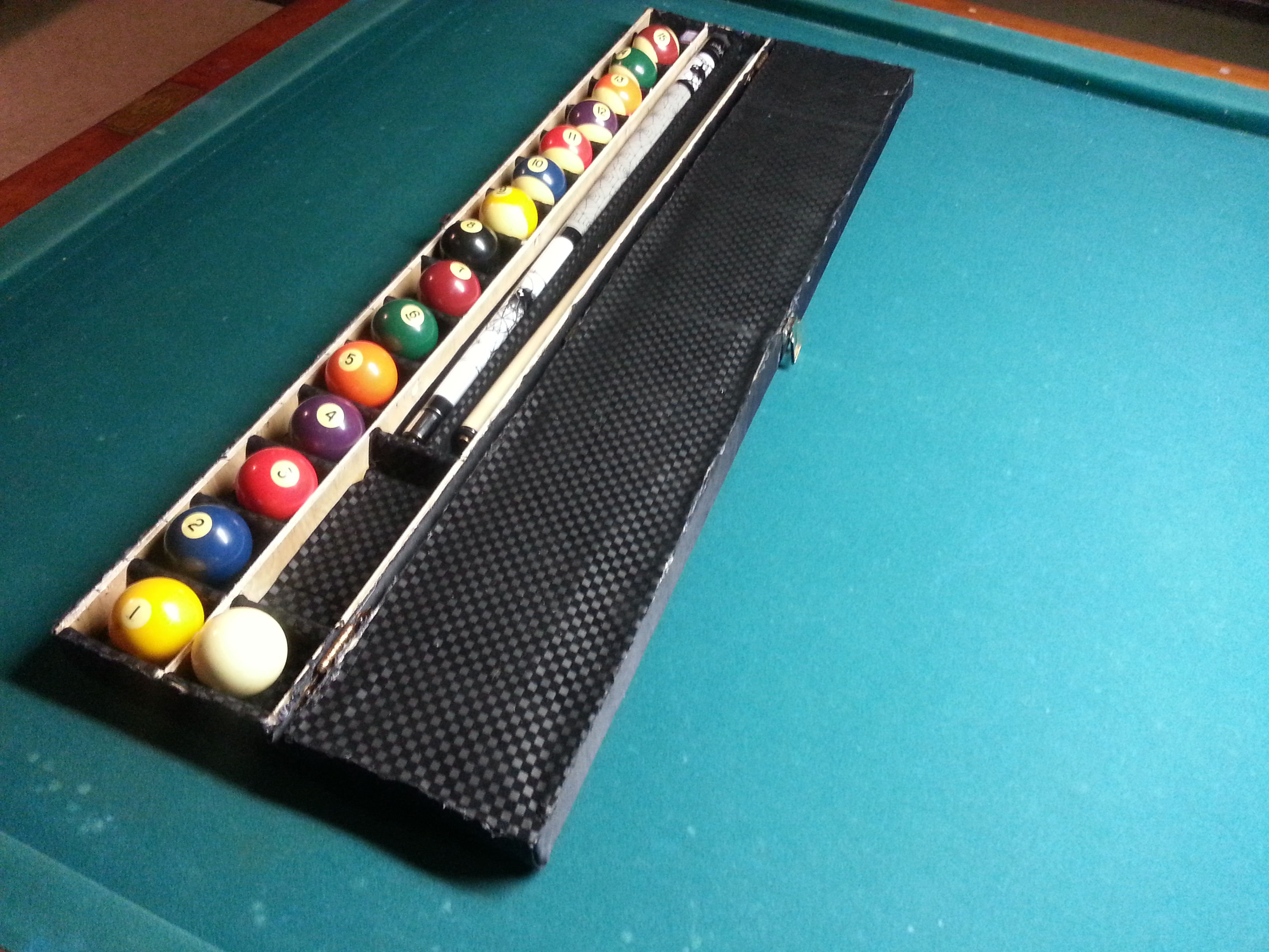 DIY Pool Stick and Pool Ball Case : 11 Steps (with Pictures ...
