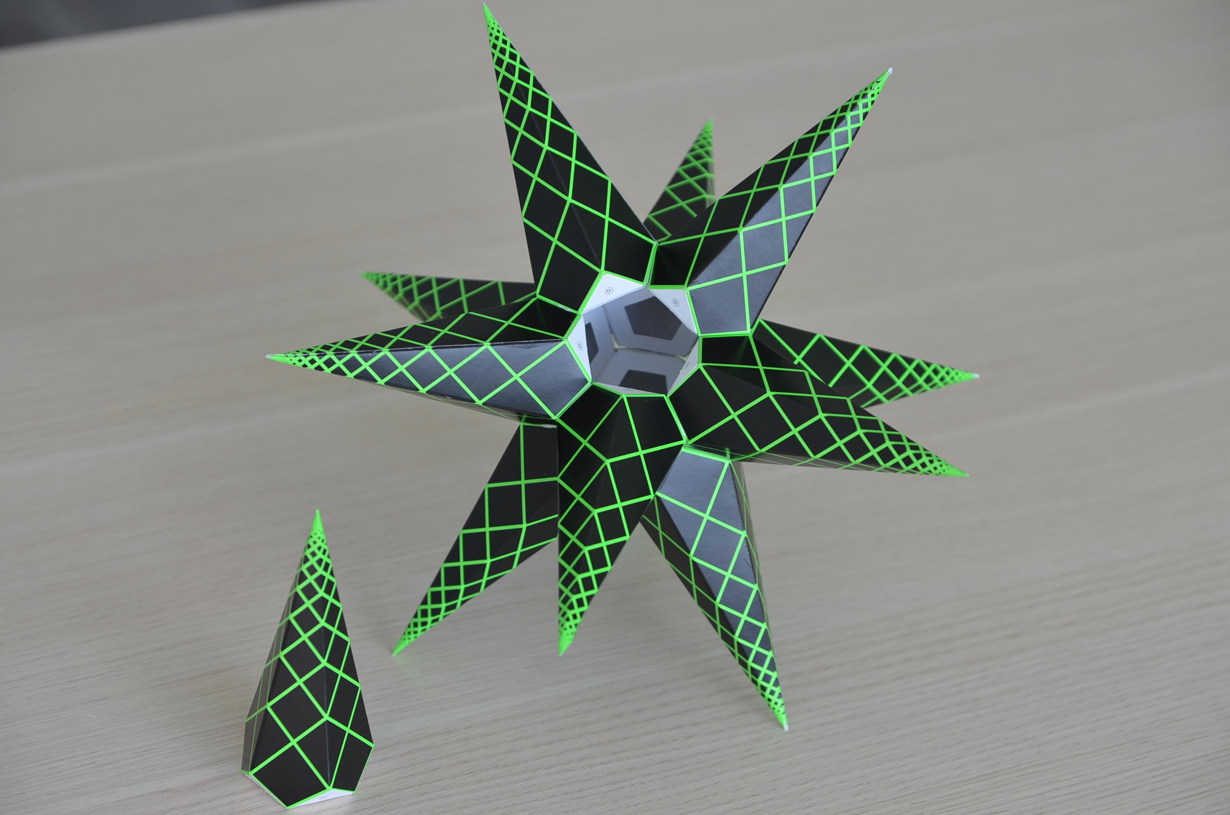 Black Star – Paper Polyhedron : 3 Steps (with Pictures) - Instructables