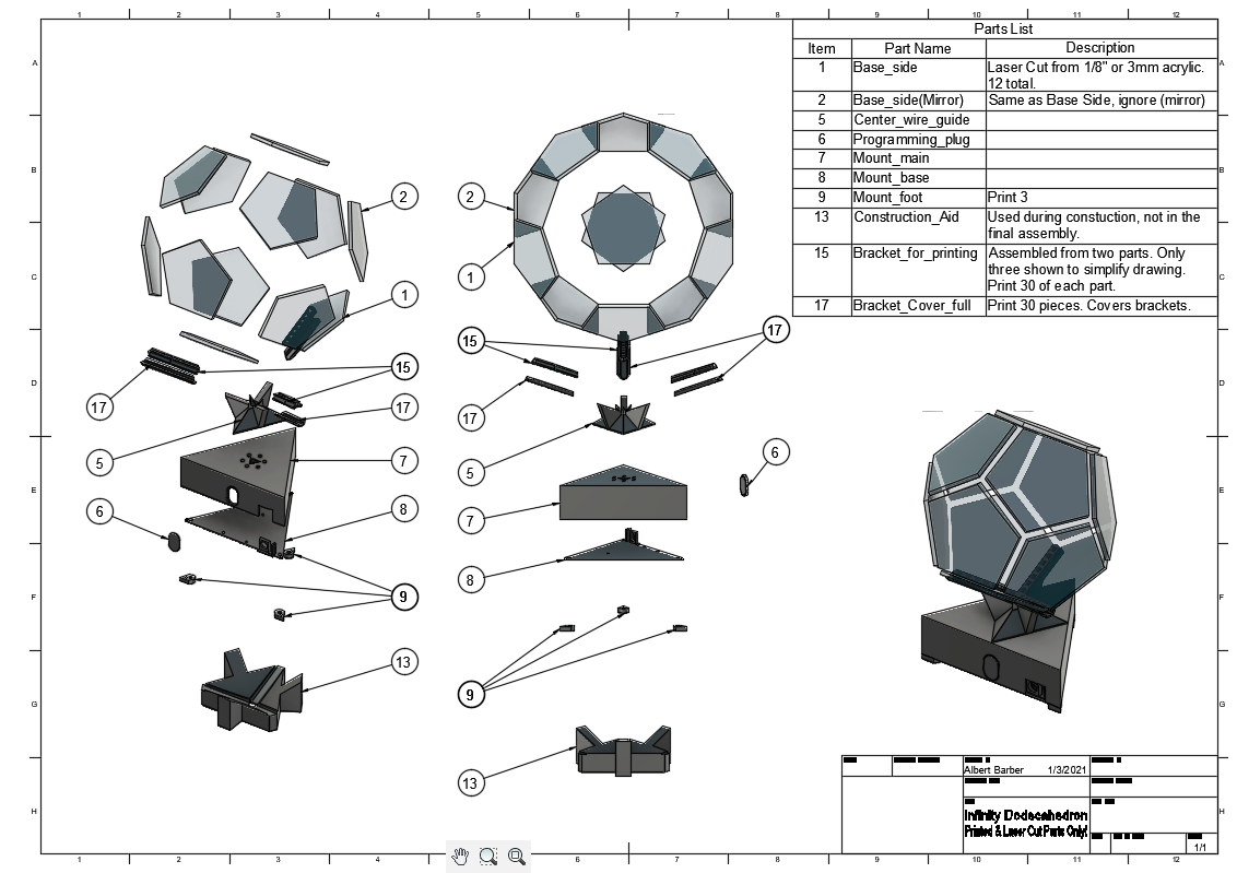 Desktop-Sized Infinity Dodecahedron : 23 Steps (with Pictures ...