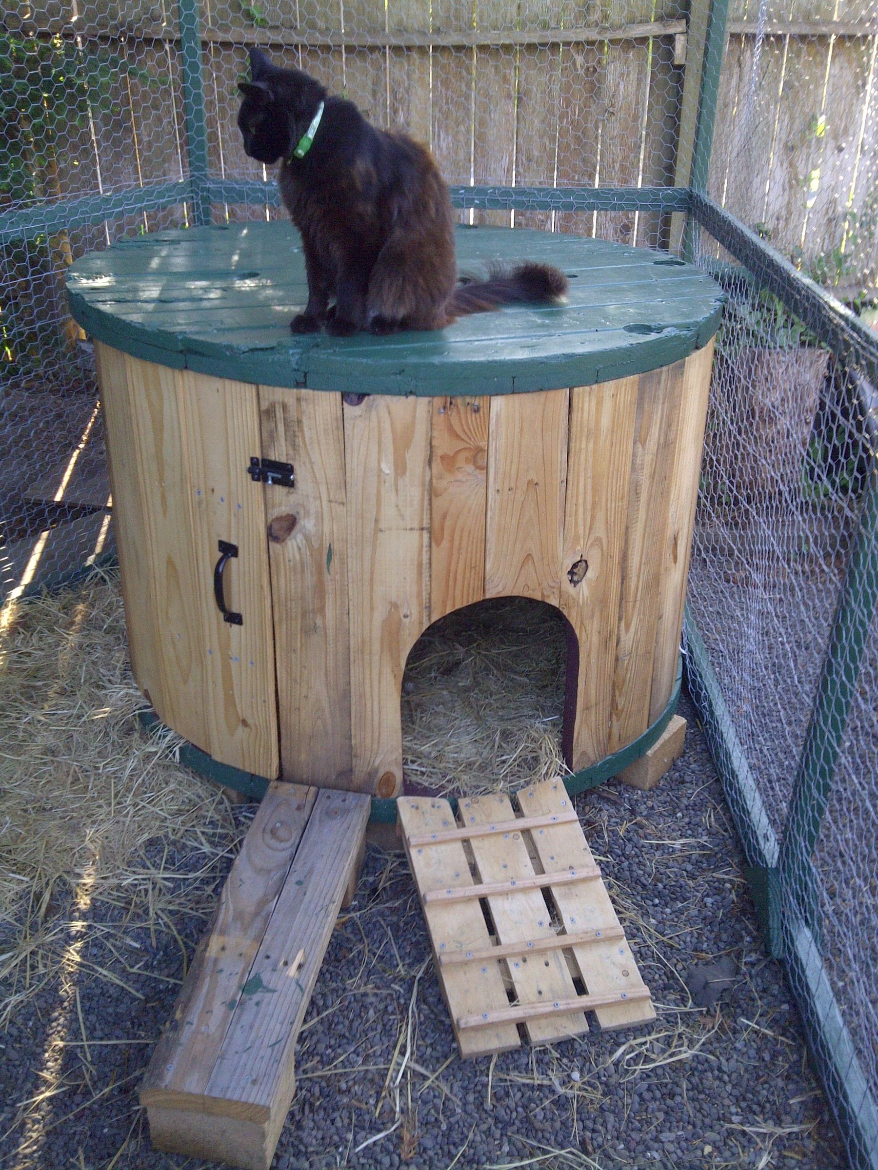 Cable Spool Duck House : 7 Steps (with Pictures) - Instructables