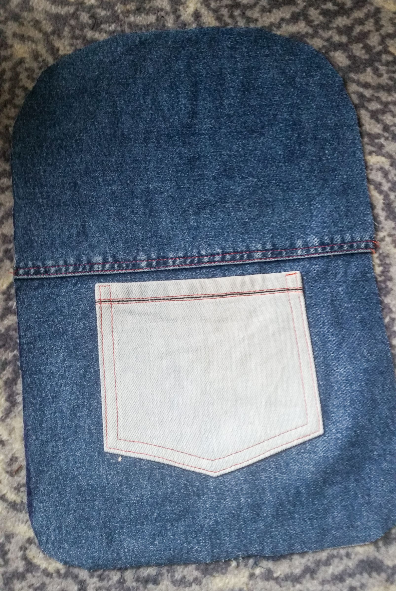 Color-Block Backpack From Old Jeans : 16 Steps (with Pictures ...