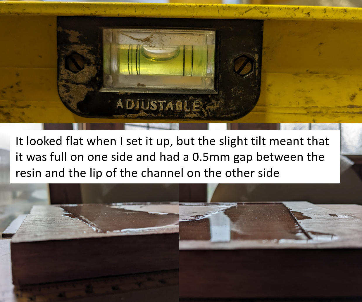Wood-Resin Monitor Stand With Perfect LED Diffusion : 12 Steps (with ...