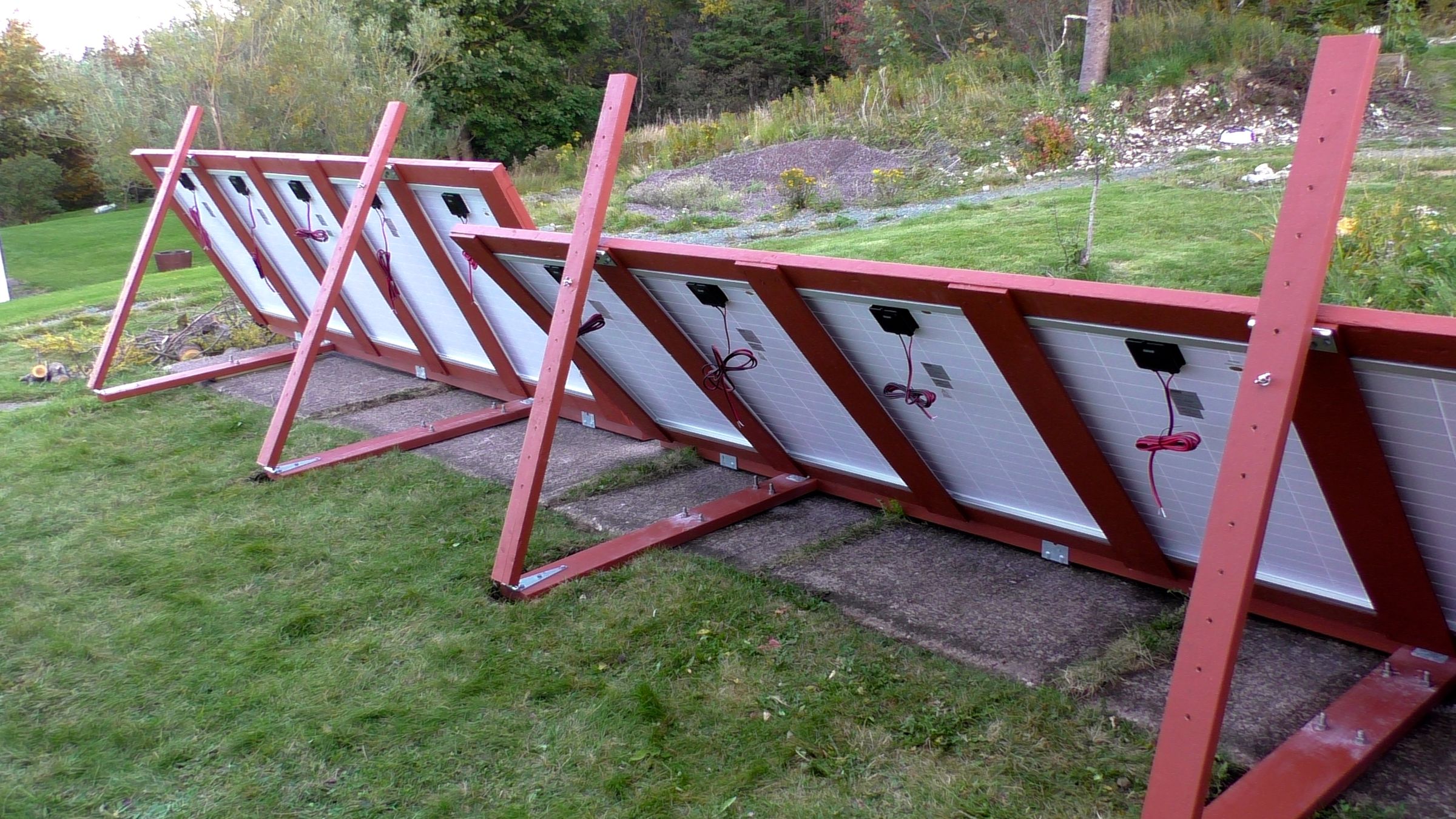 Ground Mounted Solar Panels With Adjustable Angles : 7 Steps (with ...