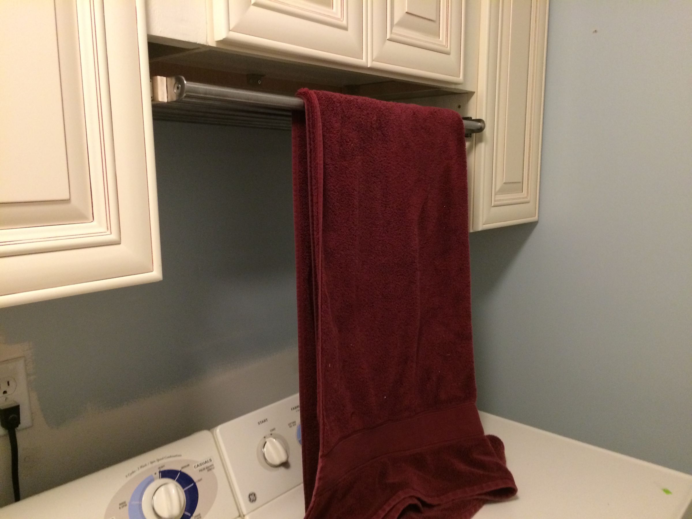 Sliding Clothes Dryer Under Laundry Cabinets : 9 Steps (with Pictures ...